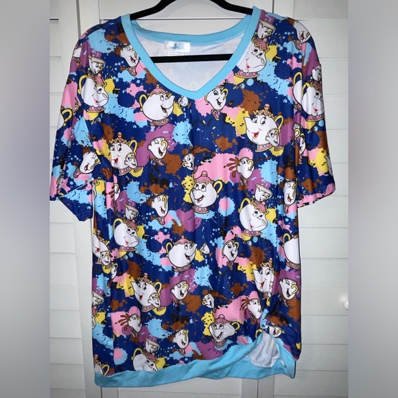 Tops | Mrs Potts Chip From Batb Tshirt | Poshmark